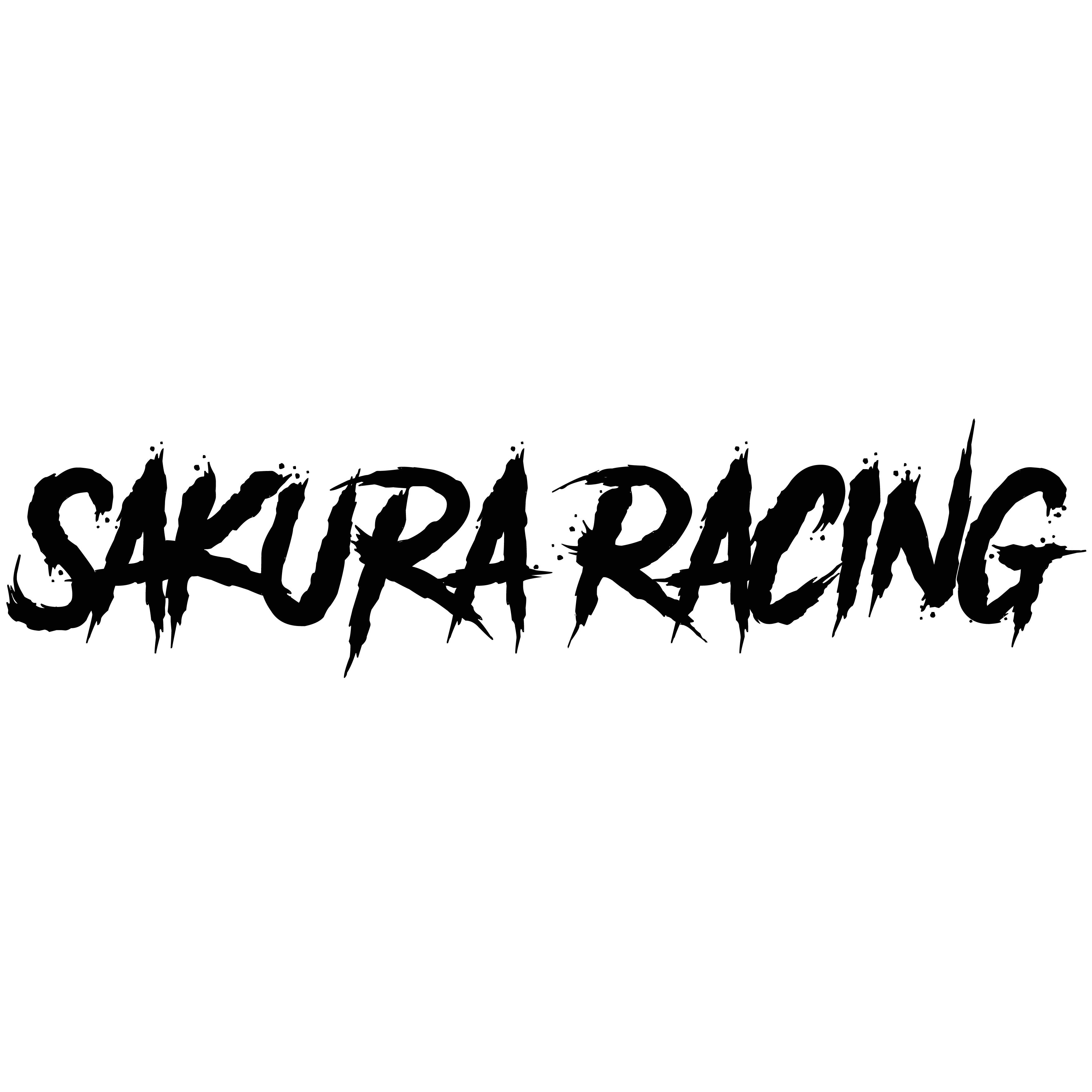 Sakura Racing Straight v2 Sticker - Sakura Racing