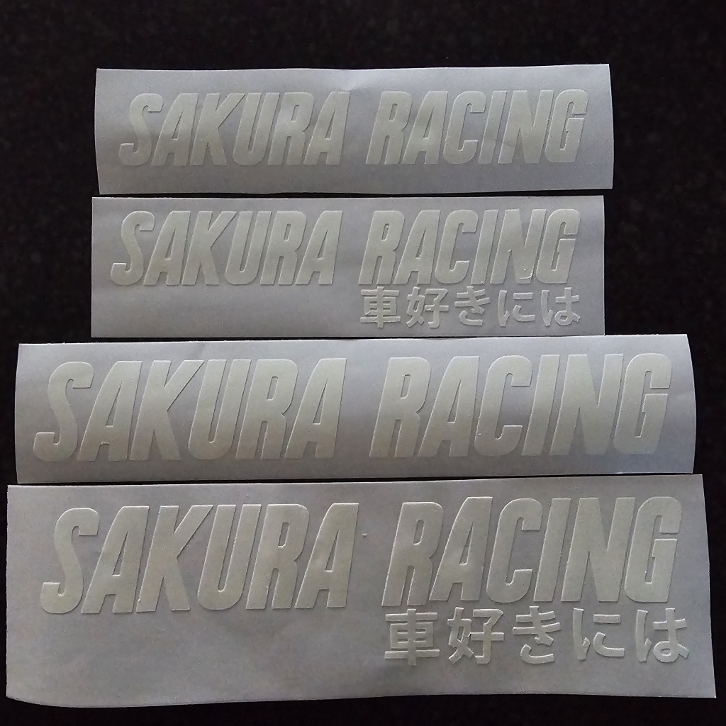Limited Edition Sparkle Sakura Racing Sticker - Sakura Racing